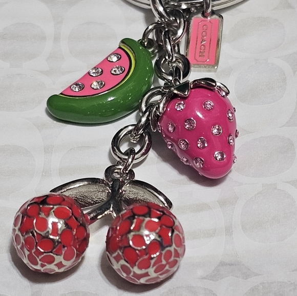 Coach | Accessories | New Coach Fruits Charm Keychain Purse Bag Charm ...
